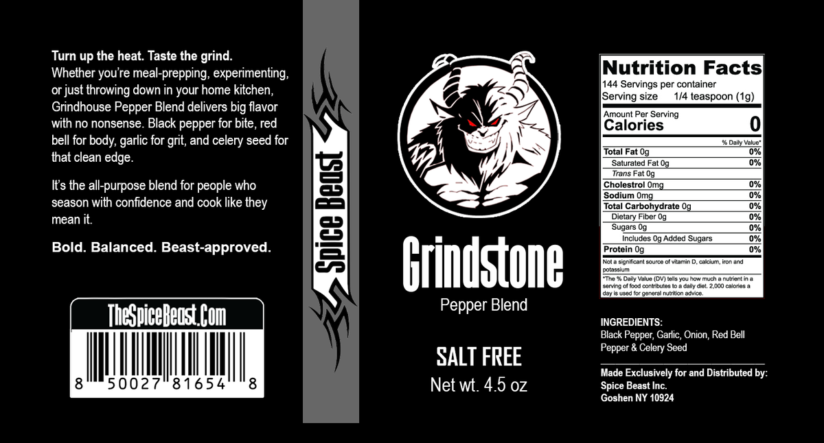 Grindstone Pepper Blend – Spice Beast Inc.